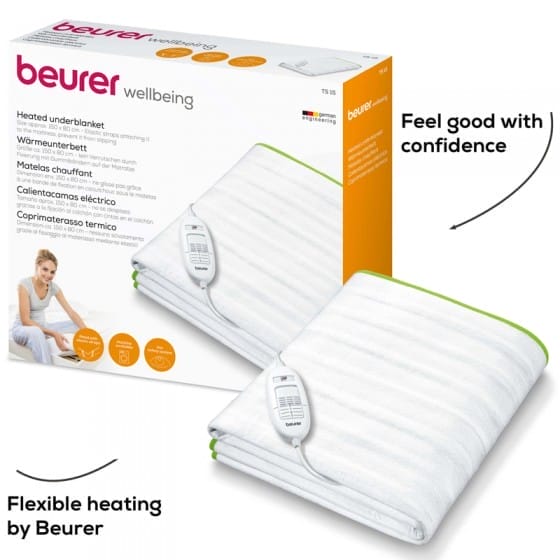 Elektrische onderdeken Beurer - TS 15 - Elektrische onderdeken afmeting 150 x 80 cm